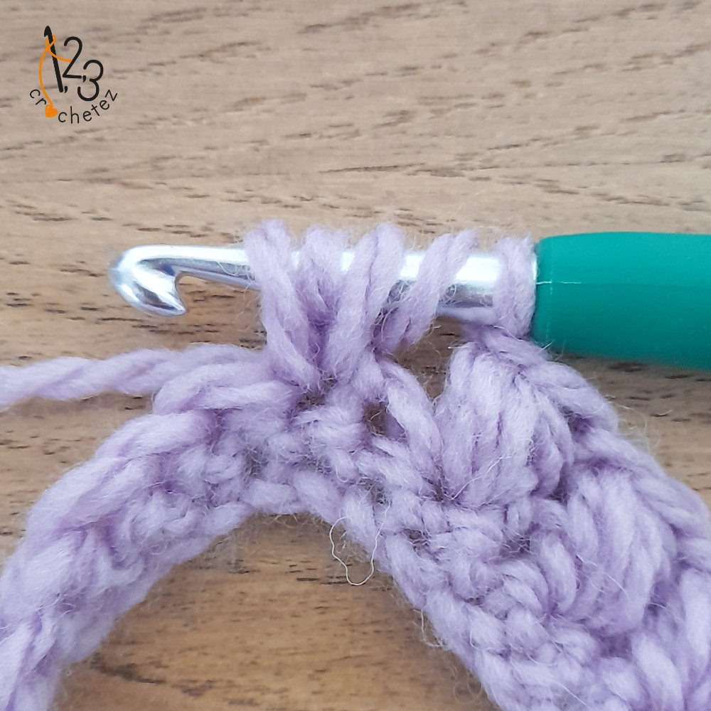 Le point puff au crochet - 123Crochetez