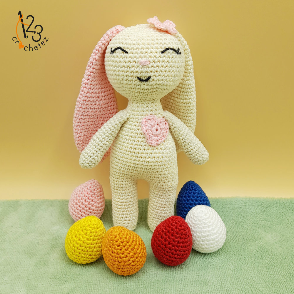 Panpan, le lapin et Perle, la lapine au crochet. - 123Crochetez